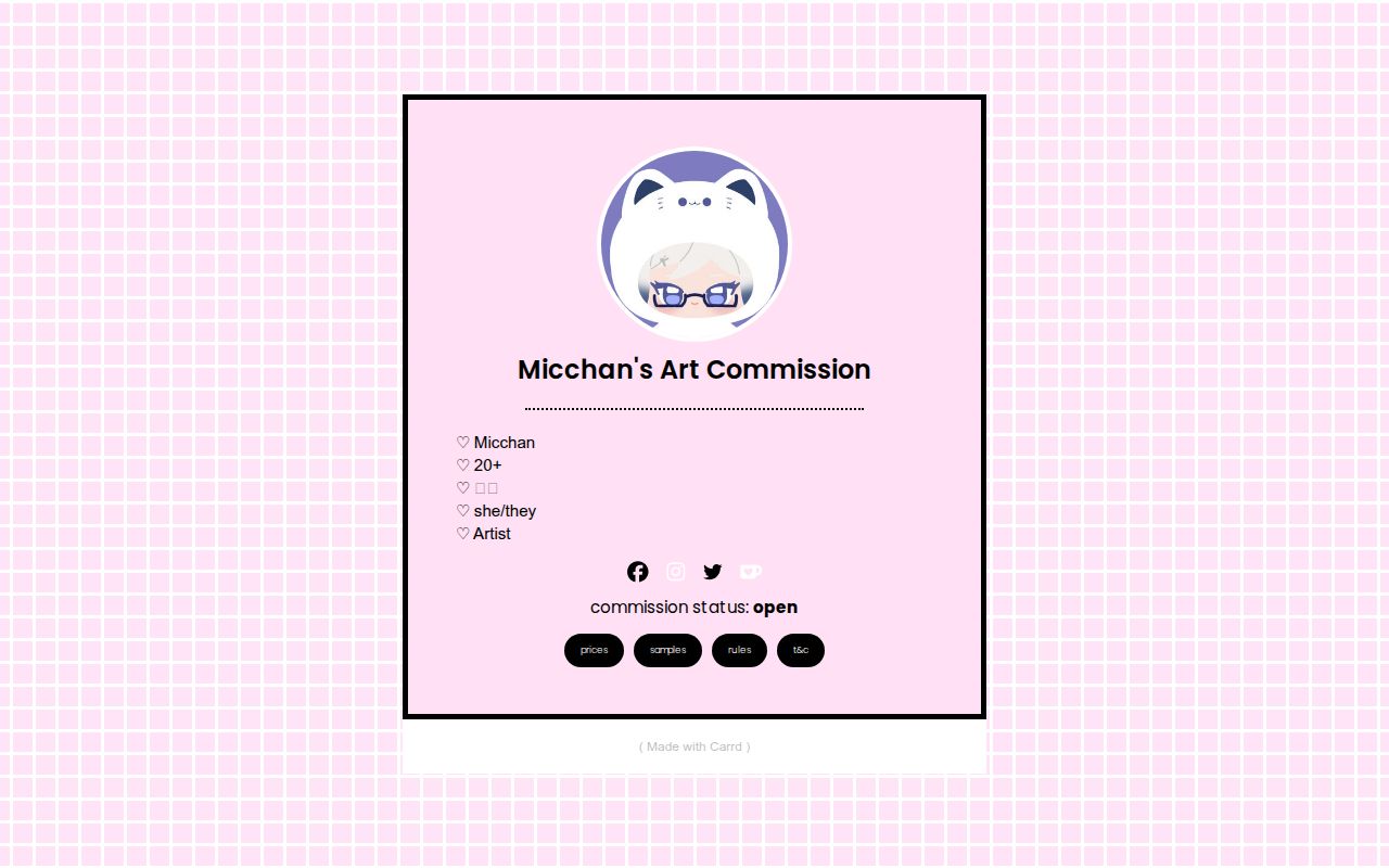 Micchan's Commission Portfolio